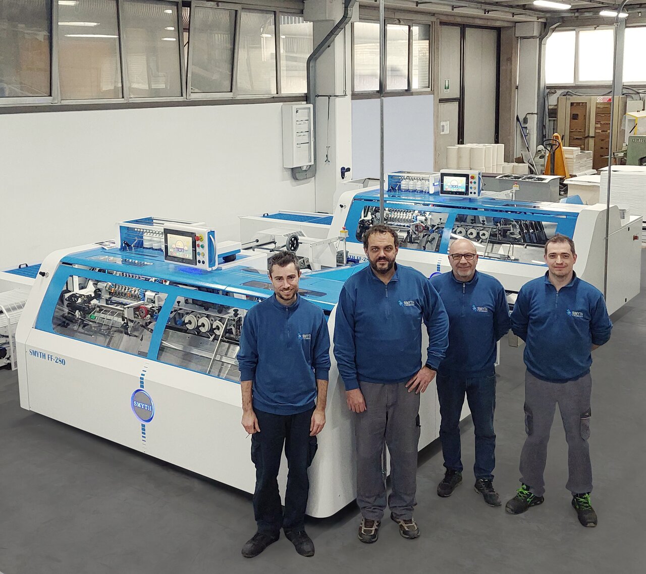 Smyth book sewing machines and finishing solutions