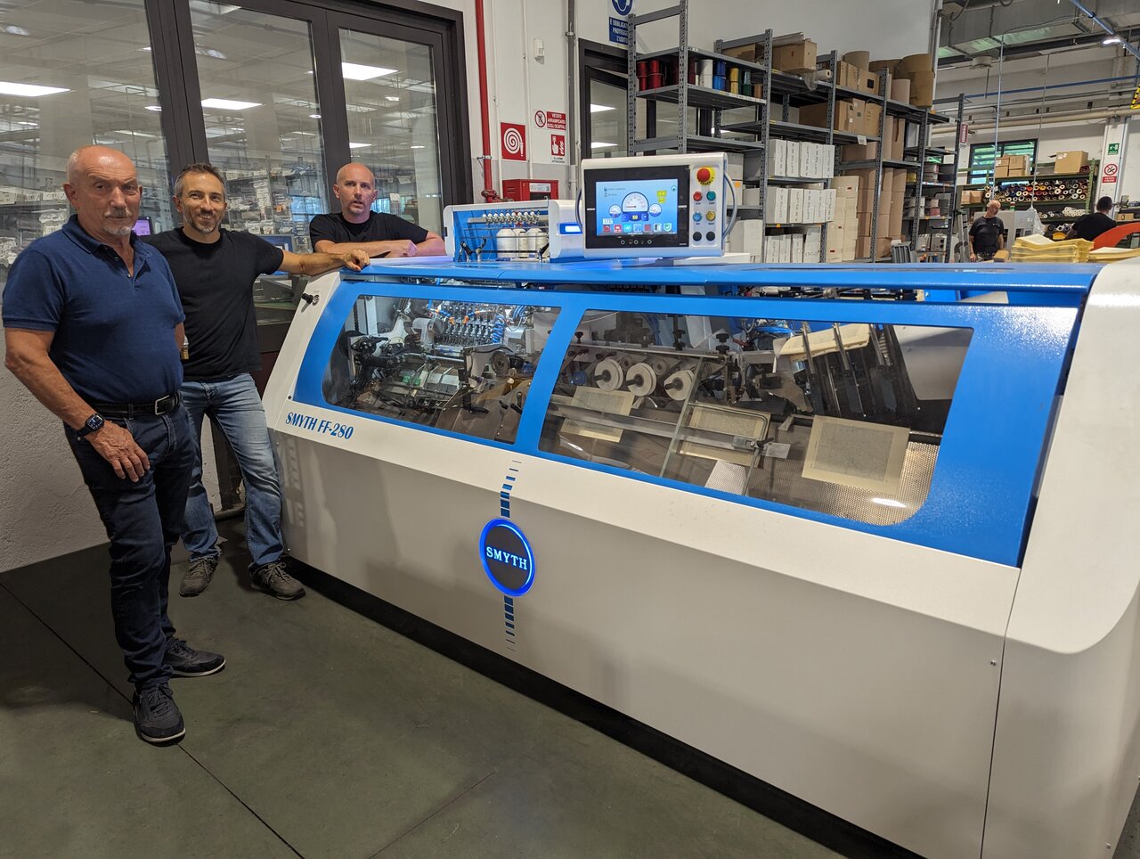 Smyth book sewing machines and finishing solutions